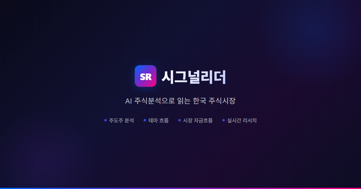 로그인 - 시그널리더 | 시그널리더